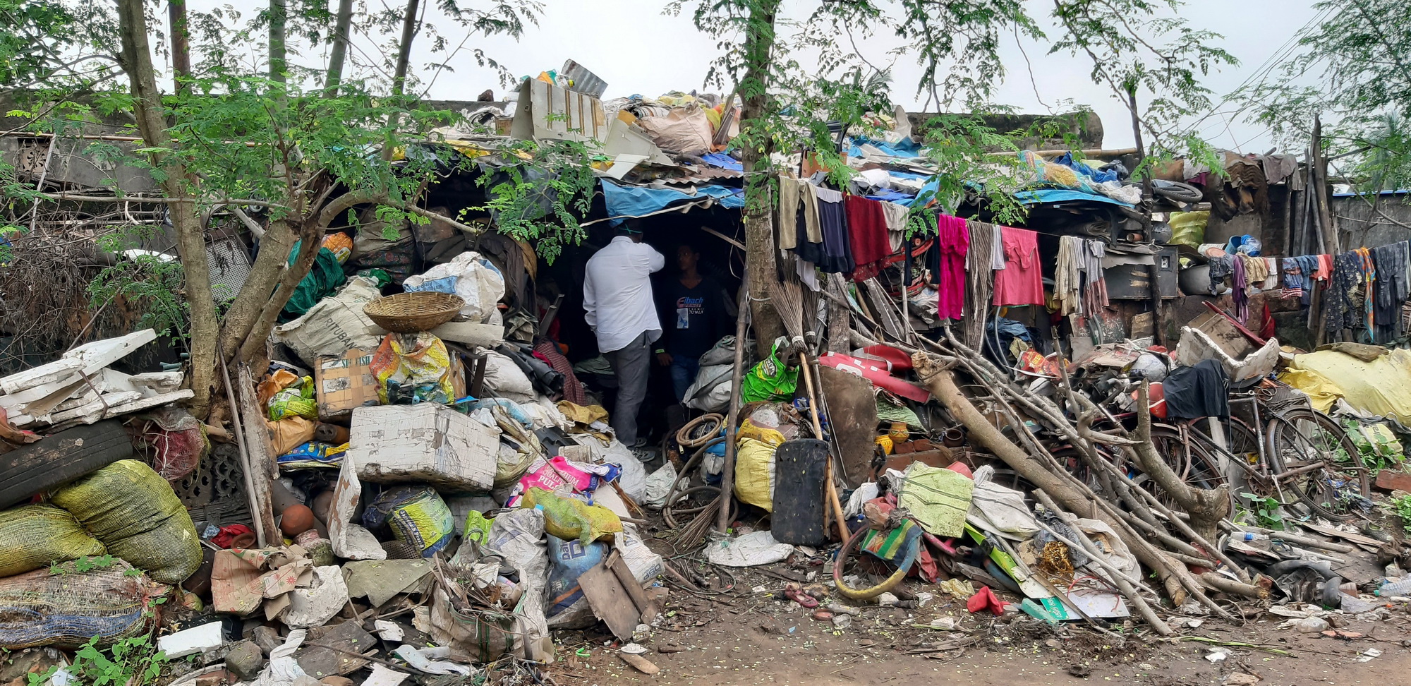 A family living in garbage shook us and has set us in motion